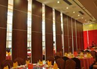 China Demountable Acoustic Wooden Partition Wall 500-1230mm Panel Width 2000-6000mm Height for sale