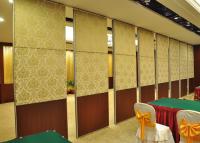 China Gypsum Banquet Hall Temporary Partitions 500-1230mm Width Single or Double Door for sale