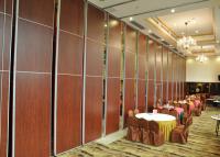 China Aluminum Frame Sliding Partition Wall 500-1230mm Panel Width 2000-4000mm Height for sale