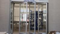 China Sliding Glass Partition Wall 65mm Thick Top Hung Operable Partition System for Office Meeting Room for sale