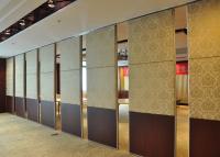 China Steel Carpet Finish Folding Sliding Partition , Timber Partition Wall for sale