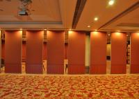 China Melamine Wooden Partition Wall Sound Proof Move Walls 500-1230mm Width 2000-4000mm Height for sale