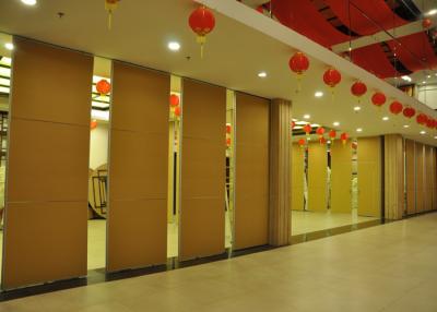 China Plywood Vinyl Office Hanging Partition System Folding Walls 2000-4000mm Height for sale