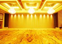 China Yellow MDF Exhibition Partition Walls Sliding Folding Doors Acoustic for sale