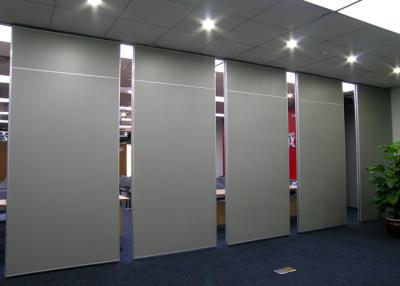 China Top Hung Sliding Partition Wall 500-1230mm Width 2000-6000mm Height Aluminum Frame for sale