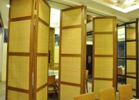 China Folding Hanging Acoustic Diffuser Panels , 65mm Training Room Folding Partition for sale