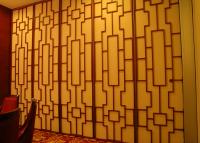 China Plywood Museum Folding Sound Dampening Panels 80mm Sound Proof Partition Walls 500-1230mm for sale