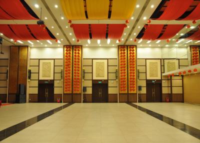 China Dancing Room Movable Walls  Room Folding Sound Proof Partitions 85mm Panel for sale