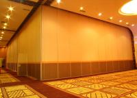 China Office Acoustic Diffuser Panels , 65mm Panel Operable Wall For Banquet Wedding Facility for sale