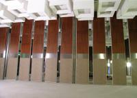 China Room Partition Wall , Office Operable Partition Wall 85MM Melamine Panel for sale