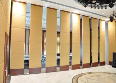China Room Movable Walls Bi Fold Glazed Internal Doors For Office 100mm Panels for sale