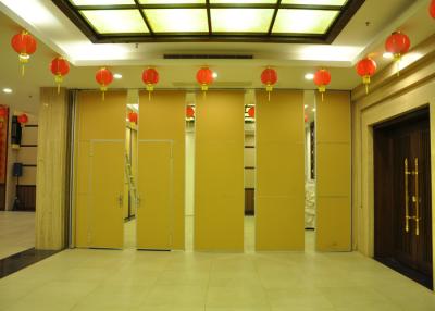 China Training Room Folding Partition  Aluminum Sliding Doors 65mm Panel for sale