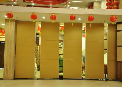 China 65mm Acoustic Aluminum Sliding Doors for Banquet Halls - 32-36 dB Sound Insulation, 2000-4000mm Height Range for sale