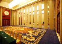 China Folding Operable Partition Wall 500-1230mm Panel Width 2000-6000mm Height Aluminum Sliding Room Divider for sale