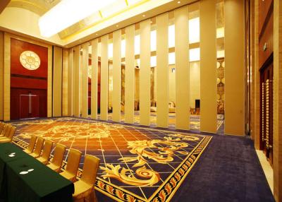 China Folding Operable Partition Wall 500-1230mm Panel Width 2000-6000mm Height Aluminum Sliding Room Divider for sale