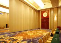 China Top Hung Movable Partition , Sliding Partition Walls  , 65mm Panel Melamine Surface for sale