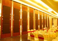 China Plywood Gypsum Wooden Hanging Sliding Partition Wall 500-1230mm Panel Width 2000-6000mm Height for sale