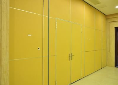 China Demountable Partition Wall with Sliding Door Top Hung Folding Sliding Partition 500-1230mm Panel Width for sale