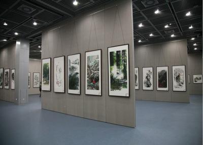 China Wooden Operable Partition Wall 4000mm Height Room Divider for Exhibition Art for sale