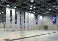 China Folding Exhibition Partition Walls 500-1230mm Panel Width 2000-6000mm Height Room Dividers for sale