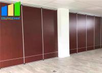 China Soundproof Sliding Folding Partition Walls 600-1200mm Width for School Classrooms & Meeting Rooms for sale