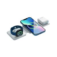 China Multiple Devices 3 In 1 Wireless Charger Travel RTOPS Magnetic Wireless Charger for sale