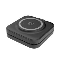 China Office Home Magsafe 3 In 1 Foldable Magnetic Wireless Charger For Samsung / Iphone for sale