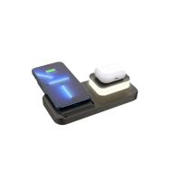 China Portable 15W 3 In 1 Fast Wireless Charger Foldable For Samsung Iphone for sale