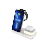 China Portable 15W 3 In 1 Fast Wireless Charger Foldable For Samsung Iphone for sale