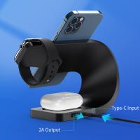 China Intelligent 4 In 1 Magnetic Wireless Charger Multifunctional For Iphone Iwatch Airpods for sale