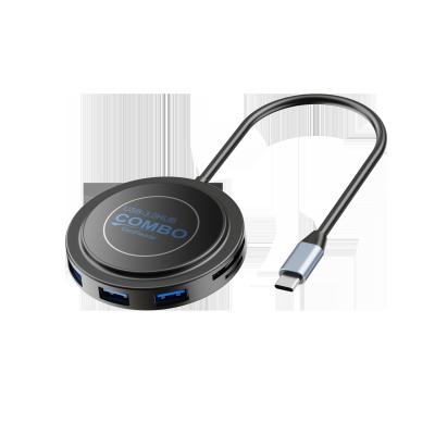 China Aluminum Alloy USB C Hub with 4 USB 3.0 Ports and HDMI for sale
