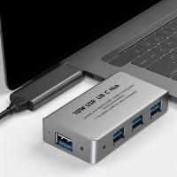 China 100W USB C Hub with 4 USB 3.0 Ports for MacBook Surface Pro for sale