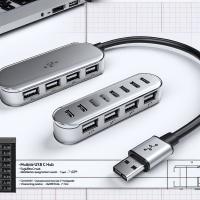 China Multiple USB C Hub with 5Gbps Speed, 7 Ports, 6.6 Inch Cable for sale