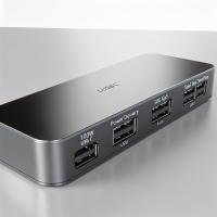 China Multiple USB C Hub with 100W Power Delivery and 5Gbps Data Transfer for sale