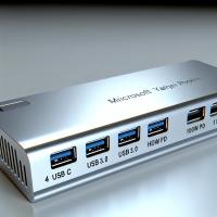 China Aluminum Alloy USB C Hub with 4 USB 3.0 Ports and HDMI 100W PD for sale