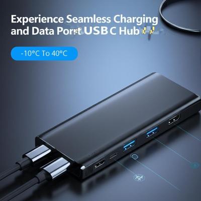 China Compact Design Multiple USB C Hub for Optimal Performance 4.5 X 1.2 X 0.4 Inches for sale