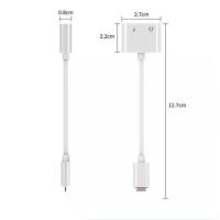China Iphone7 7Plus 8 X 9 Audio Interface Lightning Adapter Cable for sale