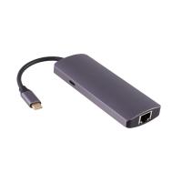 China Falwedi 7 In 1 4K 30Hz HDMI Multiple Usb Type C Hub for sale