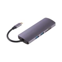 China Falwedi 7 In 1 4K 30Hz HDMI Multiple Usb Type C Hub for sale