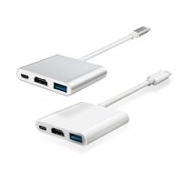 China Charging Data Transfer 3 In 1 4K HDMI 1080P USB Type C Hub for sale