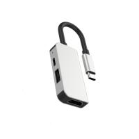 China 3 In 1 USB Type C Hub Type Multiport Docking Station for sale
