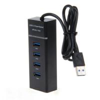 China Black White 5Gbps Usb 3.0 Multi Port Hub Splitter Adapter for sale