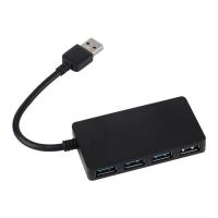 China Universal Data Transmission Four Port 12v Powered USB 3.0 Hub for sale