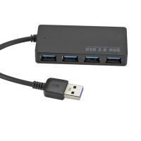 China Universal Data Transmission Four Port 12v Powered USB 3.0 Hub for sale