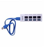 China Memory Cards Round USB Four Port Hub Splitter Adapter for sale