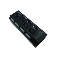 China Memory Cards Round USB Four Port Hub Splitter Adapter for sale