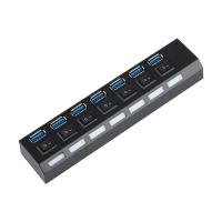China 7 Ports External Hard Drives Quick Charge USB 3.0 HUB for sale