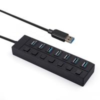 China Female Data Transfer 7 Ports Usb 3.0 High Speed Hub for sale