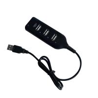 China Stable Transmission 1 In 4 Out Thin Slim USB 2.0 Hub for sale