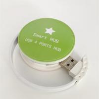 China RJ45 4 In 1 Multiport Round Shape USB 2.0 HUB Adapter for sale